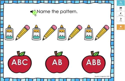 Patterns Digital School Supplies Pattern Making Boom Cards | TpT