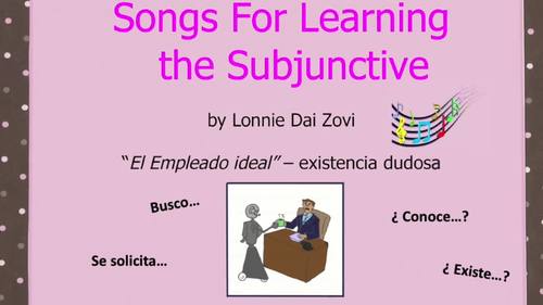 Songs for the Subjunctive D– Un Empleado Ideal (doubtful existence) Digital