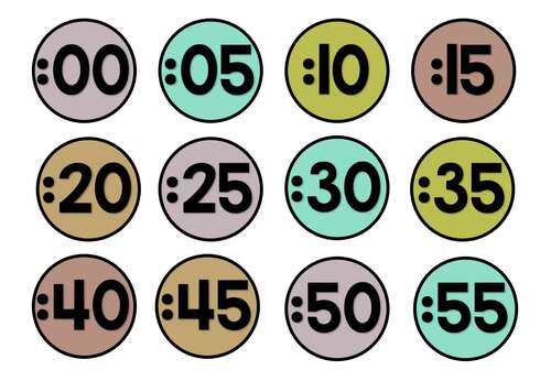 Jungle Safari Clock Labels for Telling Time Classroom Display | TPT