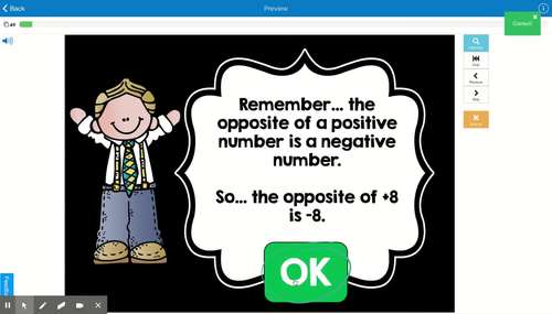 Absolute Value and Opposite Integers Boom Cards - Digital Task Cards
