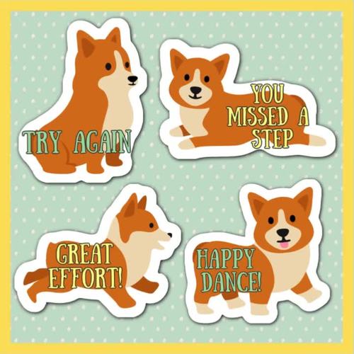 Dollar Deal Digital Stickers Corgi Digital Resource by Christine Rogers ...