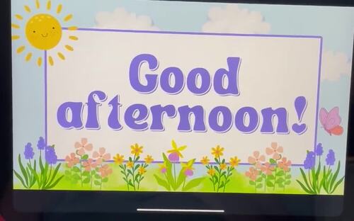 Spring Garden Daily Agenda Slides / Editable Morning Routine Slides ...