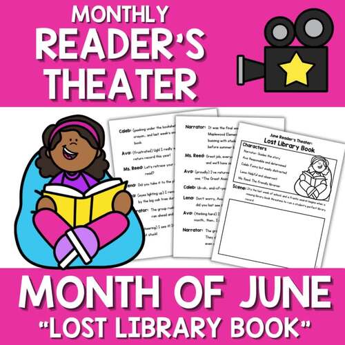 June Reading Activity | Readers Theater Skit Play Script | Fluency ...