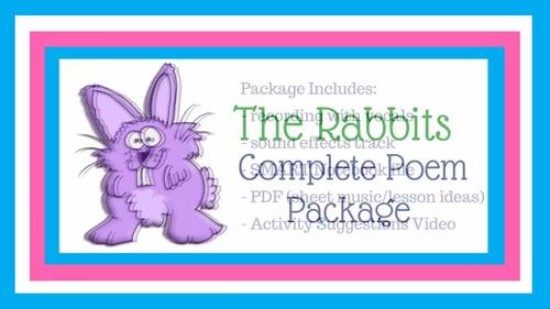 Rabbit Poem & Activity | Easter & Year Round | mp3s, PDF, SMART, Video