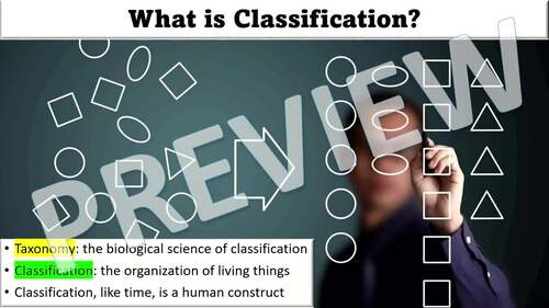 Classification & The 6 Kingdoms of Life Complete Lesson Resource BUNDLE
