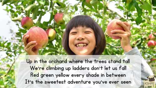 Music: Apple Picking Party Song Classroom Songs Reading Lyrics Sing-Along
