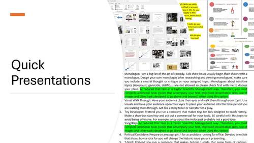 US History Yearly Quick 3-Minute Presentations Bundle by US History In ...