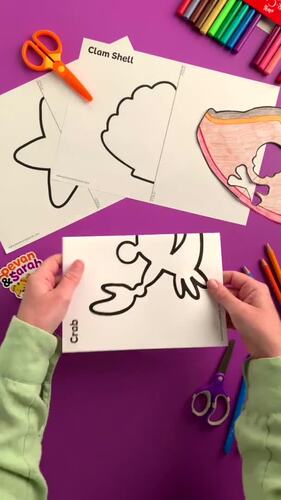 Fold and Cut | Scissor Skills Craft | Fine Motor Activity by Pevan and ...