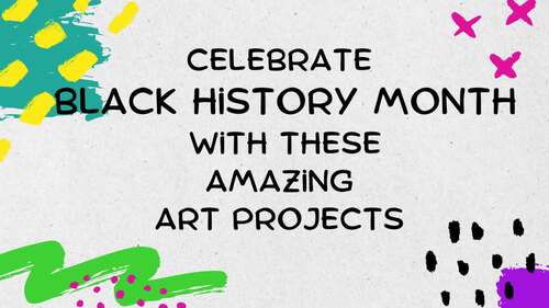 Black History Art Projects Elementary Art Lesson Inspired by Artist