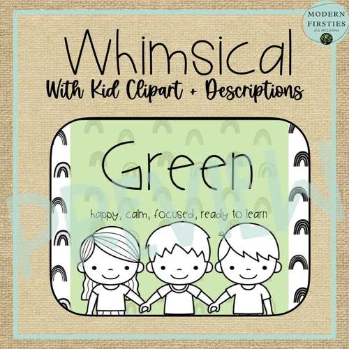 Modern Boho Behavior Clip Chart *Feelings Check-in by Modern Firsties