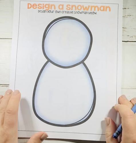 "The Biggest Snowman Ever" Book Companion by Little Owl Academy
