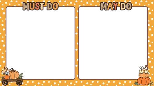 Editable Fall Themed Daily Google Slides Morning Meeting Schedules ...