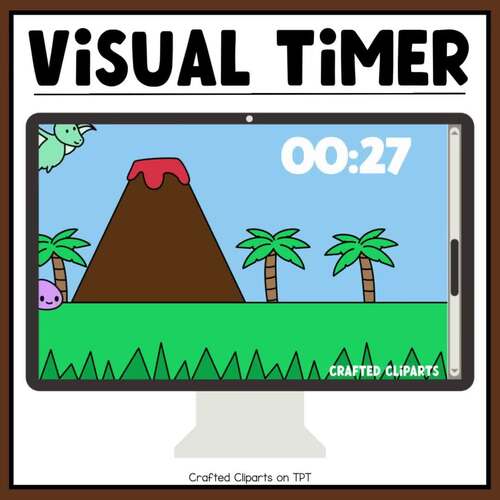 Dinosaur Visual Timer Countdown Classroom Management Tool Transition ...