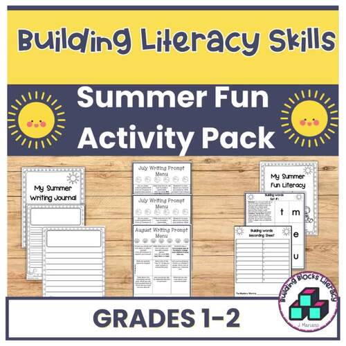 Summer Fun Activity Pack by Building Blocks Literacy | TPT