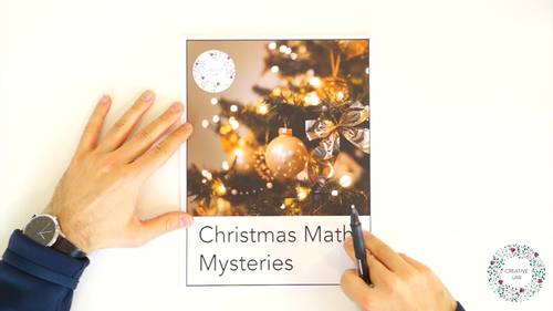 Christmas Place Value - Detective Math Mystery Project - 5th Grade