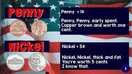 US Counting Coins - Digital Self-Checking Games by Mummabell | TPT