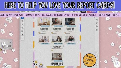 French Immersion Report Card Comments - Grade 1 & 2 Report Card ...