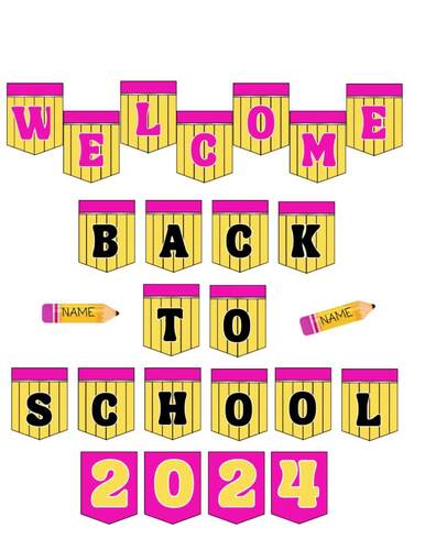 Back to School Bulletin Board/ Classroom Decor/Door Decor/Banner ...