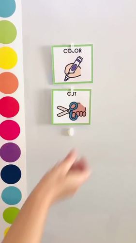 Visual Direction / Instruction Cards - Instruction Icons - Spanish Included