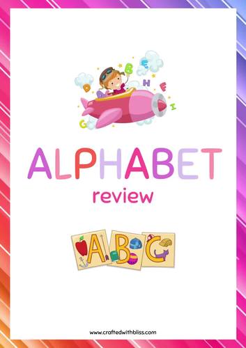 Alphabet Review Printable For Kids, Letters Printable For Kids | TPT