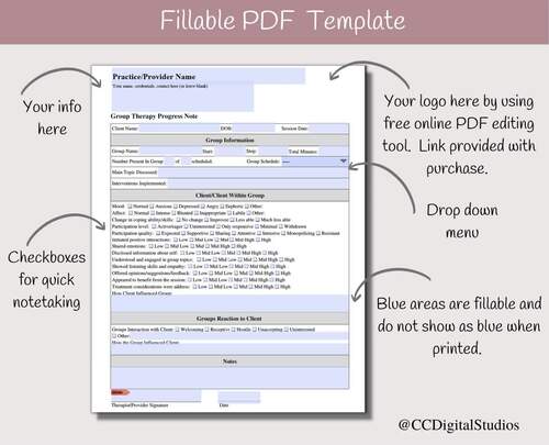 Group Progress Note by CC Digital Studios | TPT