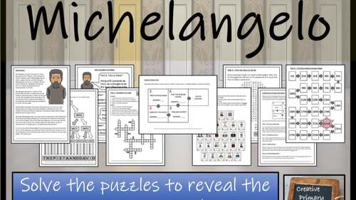 Michelangelo Escape Room Activity by Creative Primary Literacy | TPT