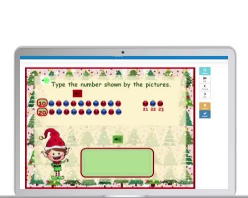 Place Value: Tens and Ones Christmas (BOOM CARDS) by Living and Loving ...