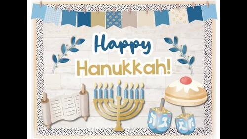 Hanukkah Classroom Decor, Door Decor & Bulletin Board, Writing Prompts ...