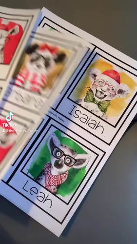 Christmas Bulletin Board - Winter Bulletin Board - Hipster Animal Decor