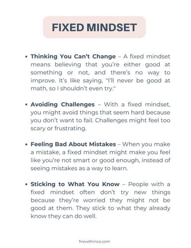 Printable Growth Mindset Workbook for Kids | Positive Thinking and ...