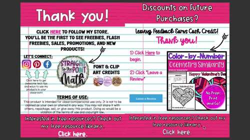 Similarity in Triangles and Polygons | Geometry Color by Number ...