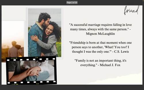 Relationships in My Life – ESL Discussion & Vocabulary Lesson (B1–B2)