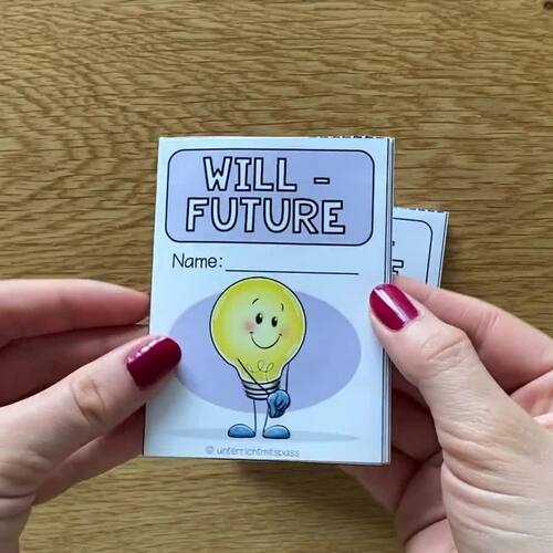 WILL-FUTURE - Mini-Book by My Teaching Factory | TPT