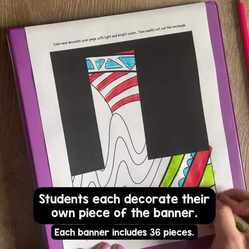 Collaborative Coloring Posters Bundle with Motivational Inspirational ...