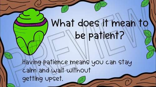 The Very Impatient Caterpillar Classroom Lesson on Patience by ...