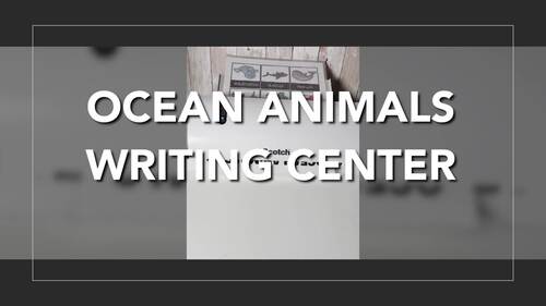 Ocean Animals Writing Activities for 1st Grade Independent Writing Centers