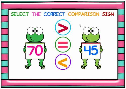 Leap Year 2024 Math Leap Day Comparing Numbers to 100 Boom Cards ...