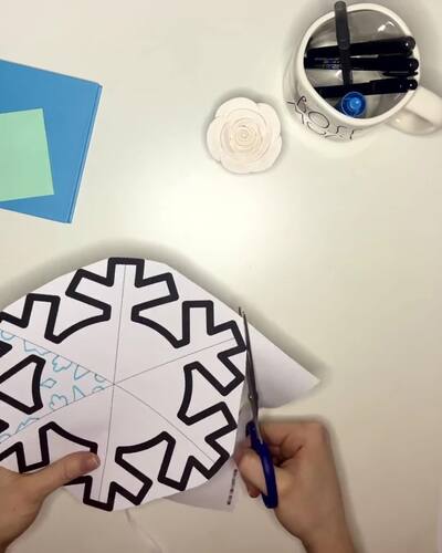 Snowflake Symmetry STEAM Craftivity: Engaging Winter Activity for Winter