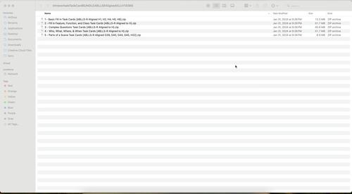 Intraverbals Task Card BUNDLE [ABLLS-R Aligned ALL H TASKS] | TPT