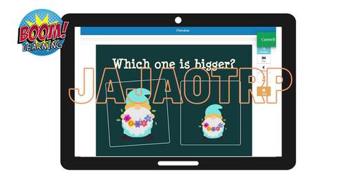 Spring Big and Small - Boom Cards Distance Learning by jajaotrp | TpT