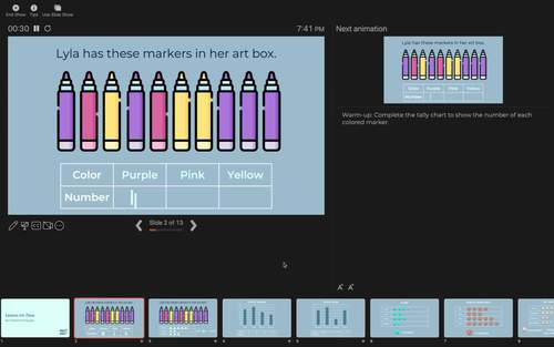 Data Analysis 2nd & 3rd Grade - Whole Group Digital Mini Lesson #02