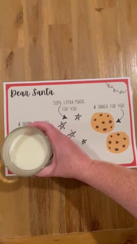 Santa Placemat | Christmas Craft | Put out on Xmas Eve by ThatAuzzieTeacher