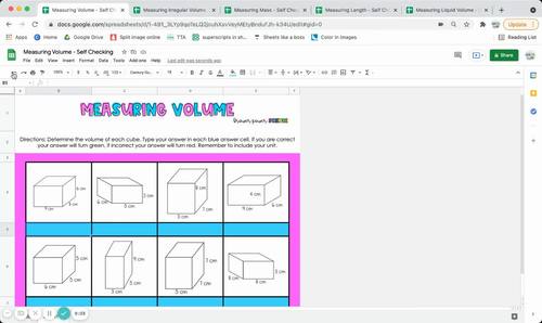 Metric Measurement Self Checking Digital Worksheets by Brower Power Science