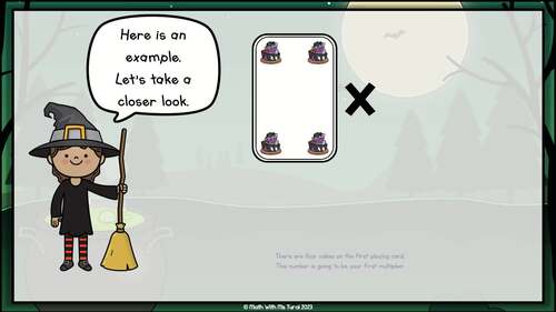 Halloween Mixed Multiplication Facts Game for Power Point™ | TPT