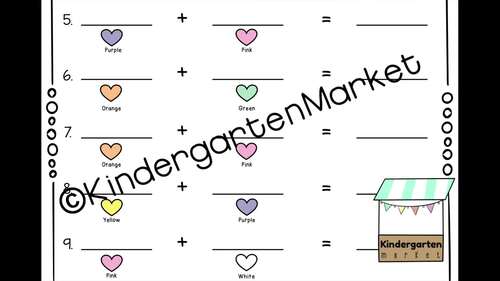 Valentines Day Candy Heart Activity | Count, Graph, Sort, & Add Math ...