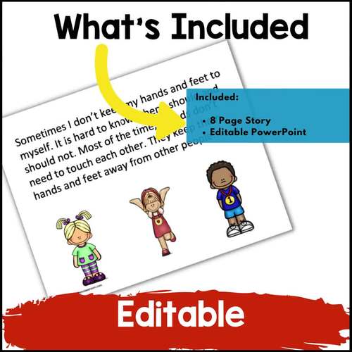 My Hands: A Social Story About Social Behavior (Autism & Special Education)