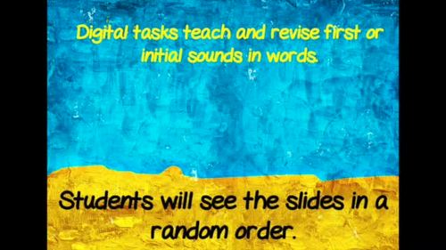 Kinder Word Work First Sounds Activities by Aussie Waves | TPT