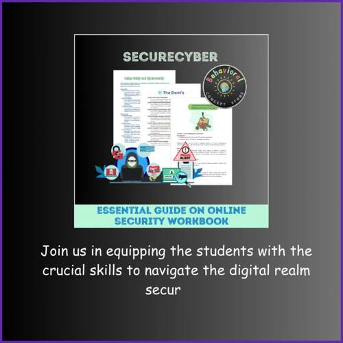 SecureCyber: Essential Guide on Online Security Workbook | TPT