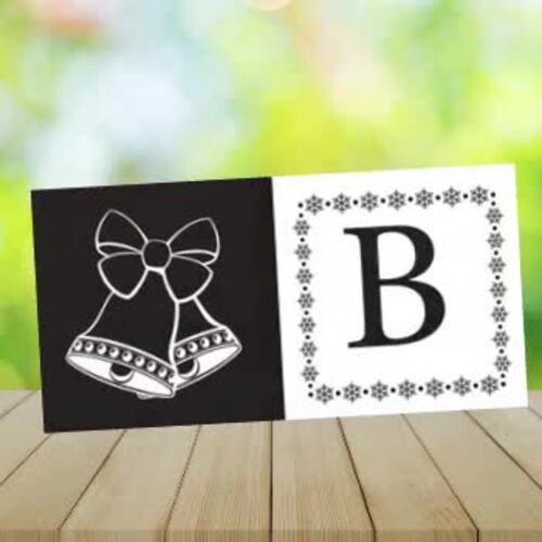 My First Christmas Advent Calendar High Contrast Baby Book for Newborns ...