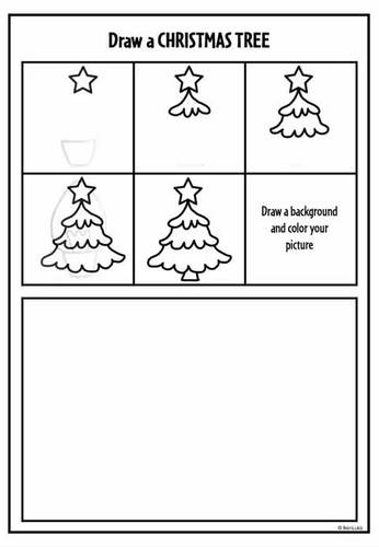 Christmas Directed Drawings - How to Draw Santa, Stocking, Bells ...